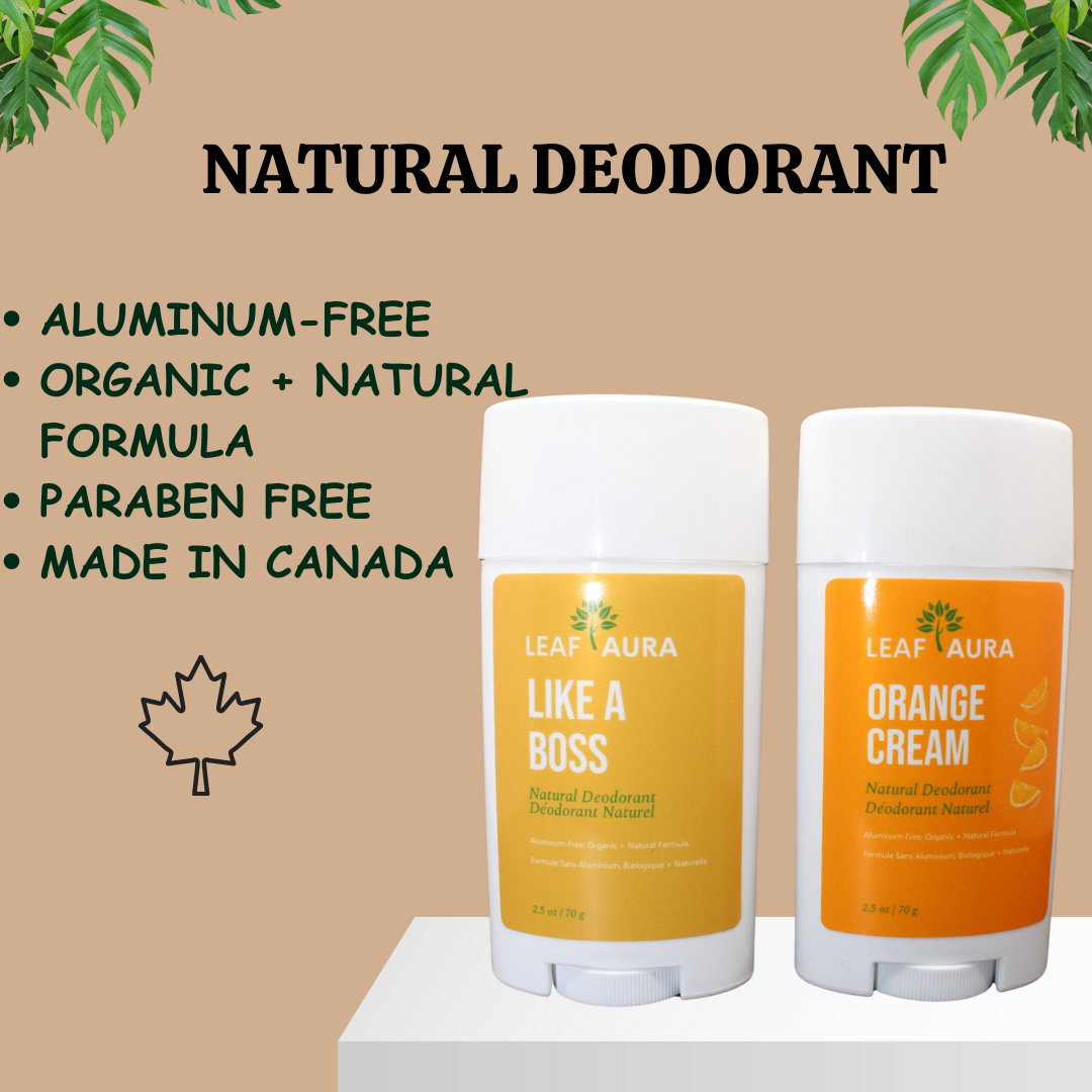 NATURAL DEODORANT 2 PACK – Leaf aura