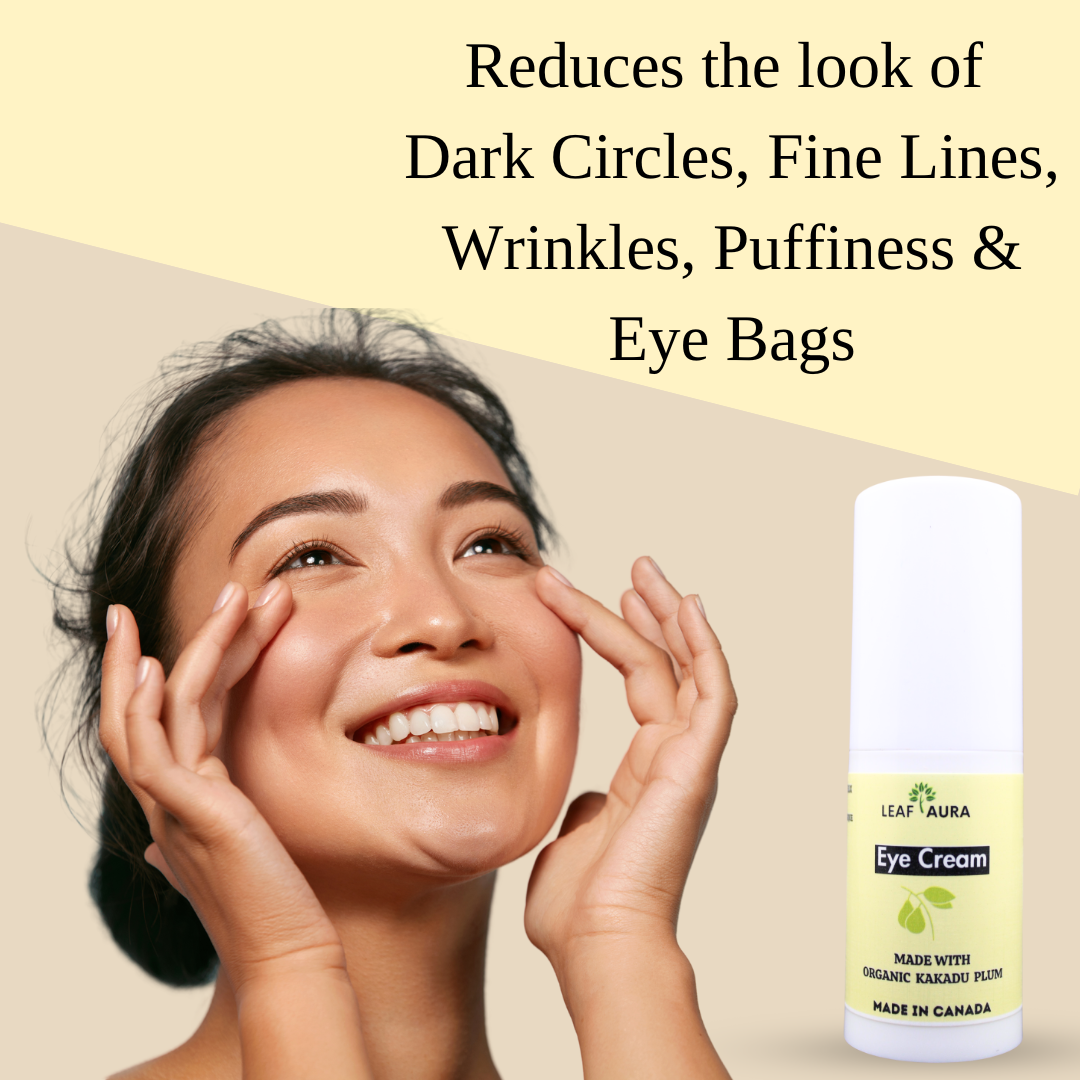 Organic Eye Cream- Reduces the look of Puffiness, Fine lines & Dark ci ...
